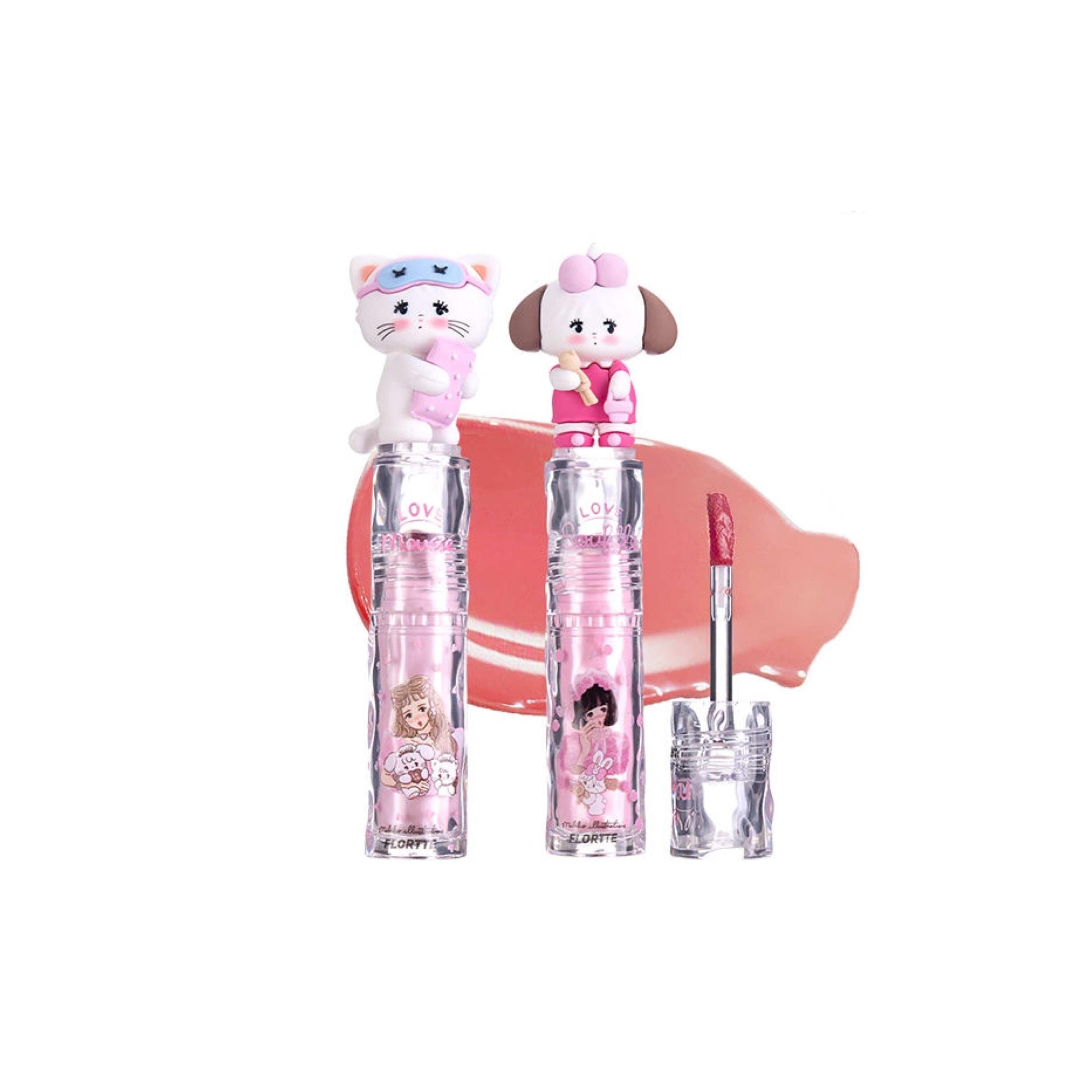 Flortte Mikko Rua Rua Lip Gloss Chic Decent Beauty