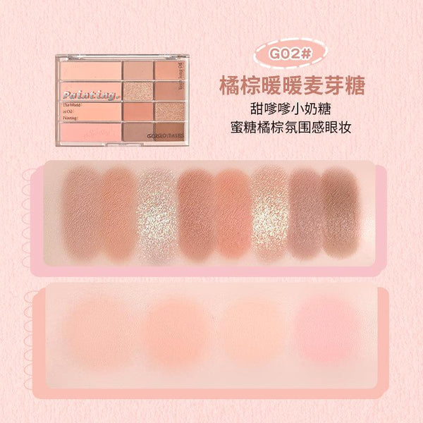 GOGO TALES 12 Colors Face Palette Chic Decent Beauty