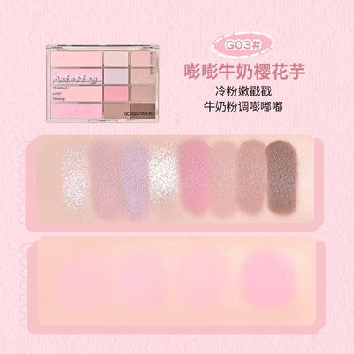 GOGO TALES 12 Colors Face Palette Chic Decent Beauty
