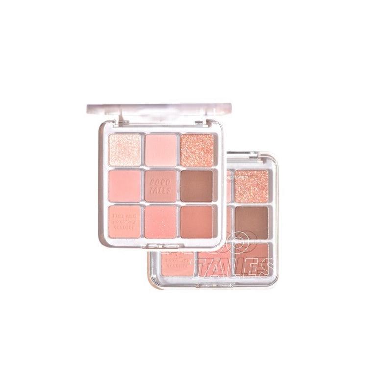 GOGO TALES 9 Colors Eyeshadow Palette Chic Decent Beauty