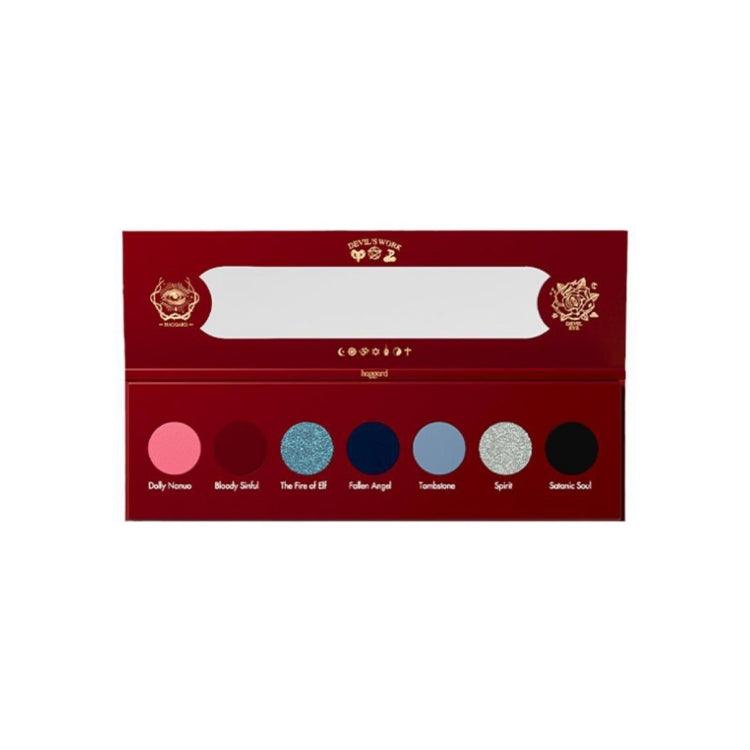 Haggard Seven Color Eyeshadow Palette Smoky Makeup Chic Decent Beauty