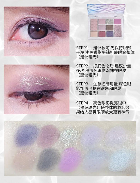 Shedella Ripple Eyeshadow Palette Chic Decent Beauty