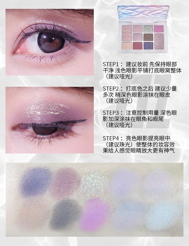 Shedella Ripple Eyeshadow Palette Chic Decent Beauty