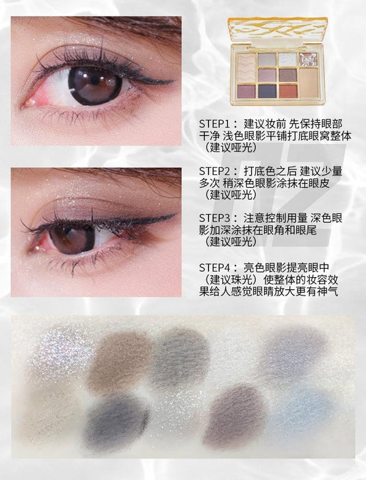 Shedella Ripple Eyeshadow Palette Chic Decent Beauty