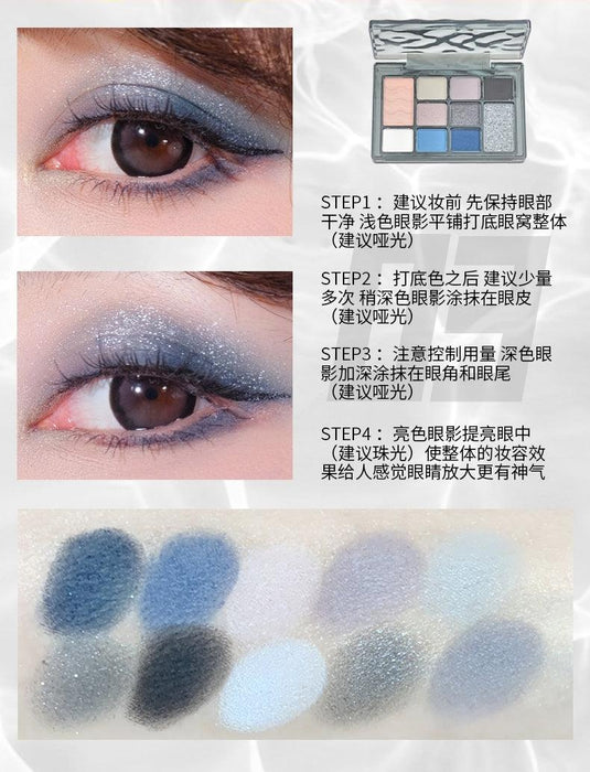 Shedella Ripple Eyeshadow Palette Chic Decent Beauty