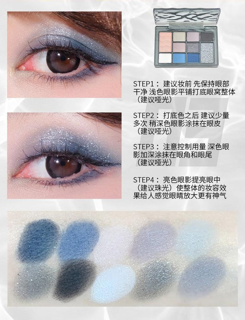 Shedella Ripple Eyeshadow Palette Chic Decent Beauty