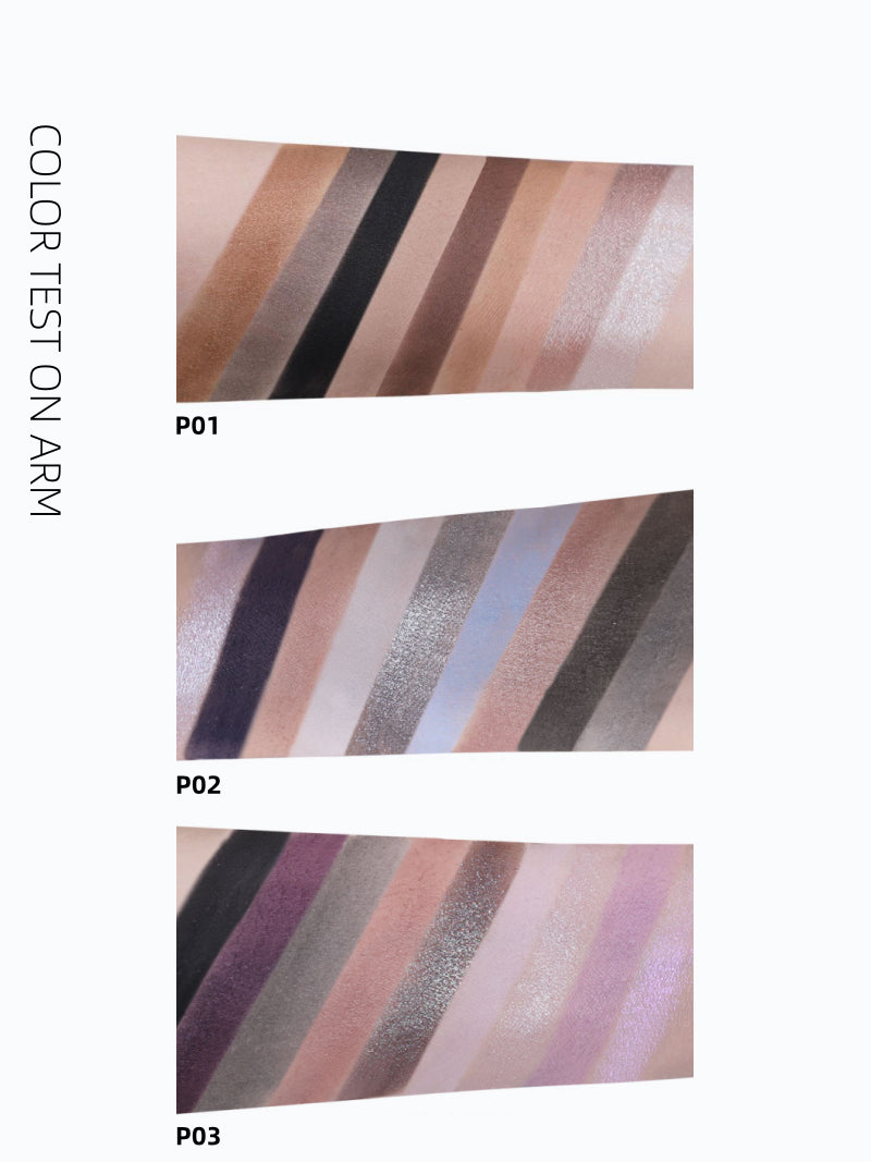 KAXIER - Stellar Core Metamorphic Nine-Color Eyeshadow Palette 8.1g