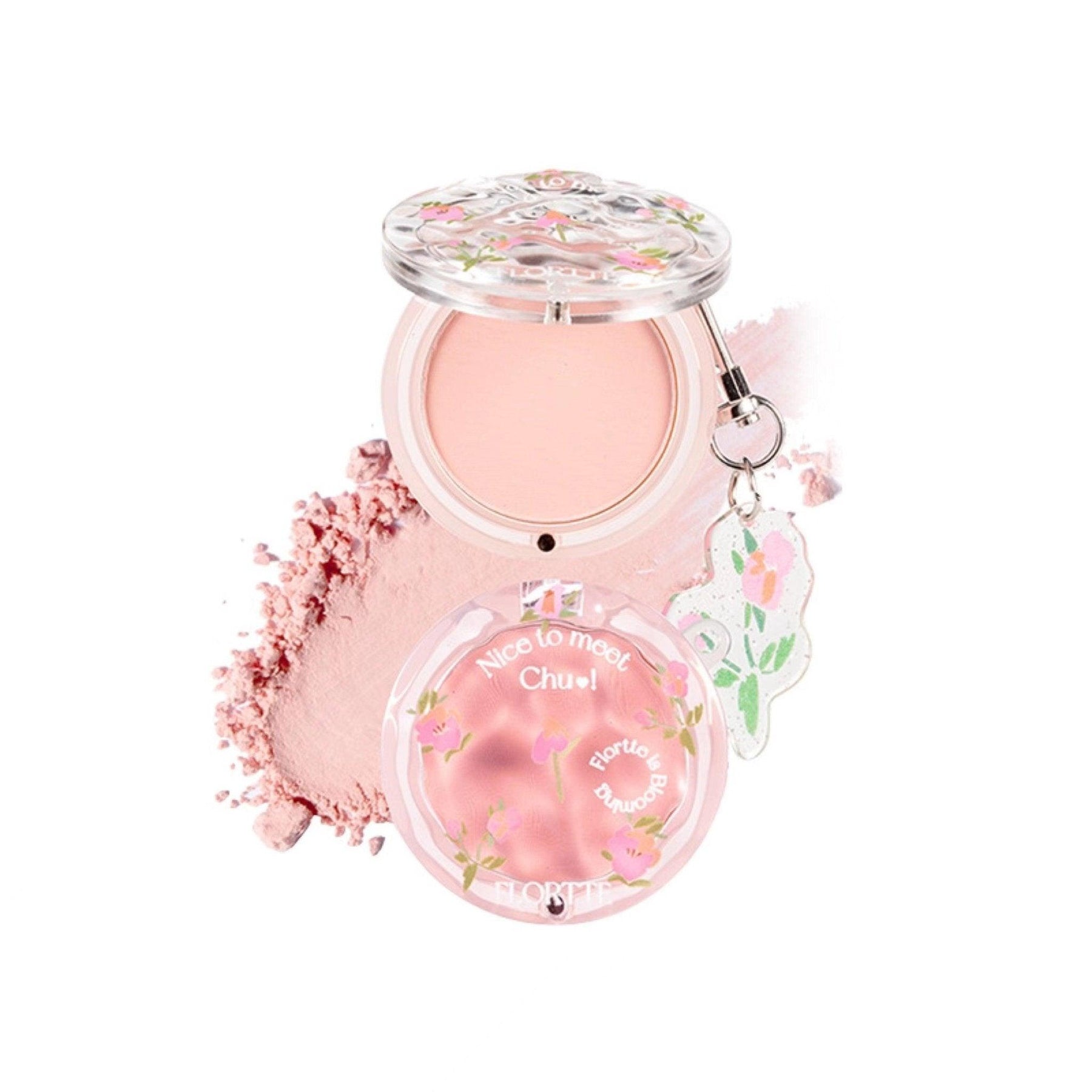 Flortte Nice To Meet Chu Blush Powder Chic Decent Beauty