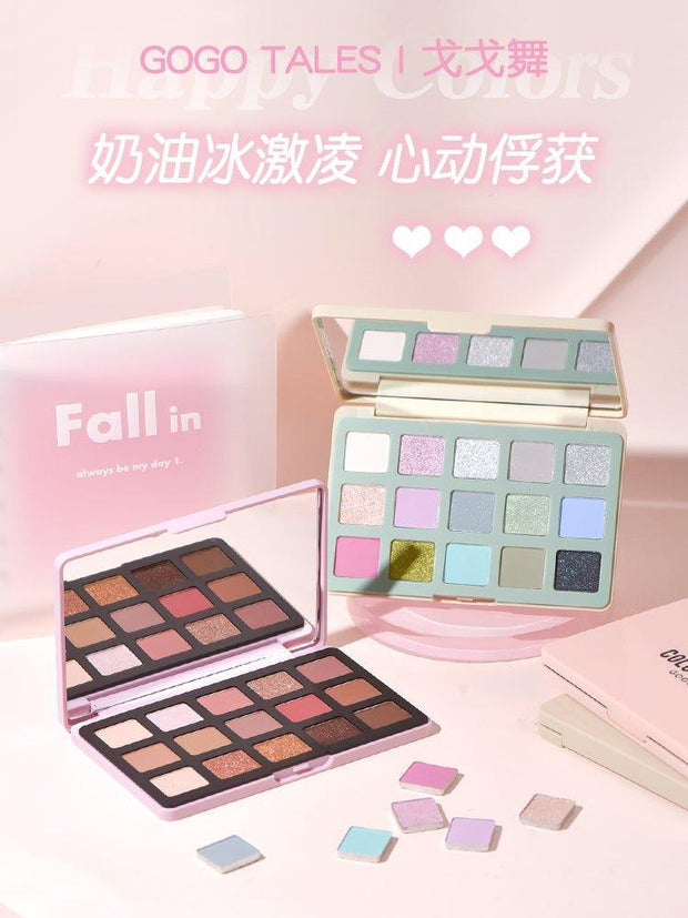 GOGO TALES 15 Colors Eye Palette Chic Decent Beauty