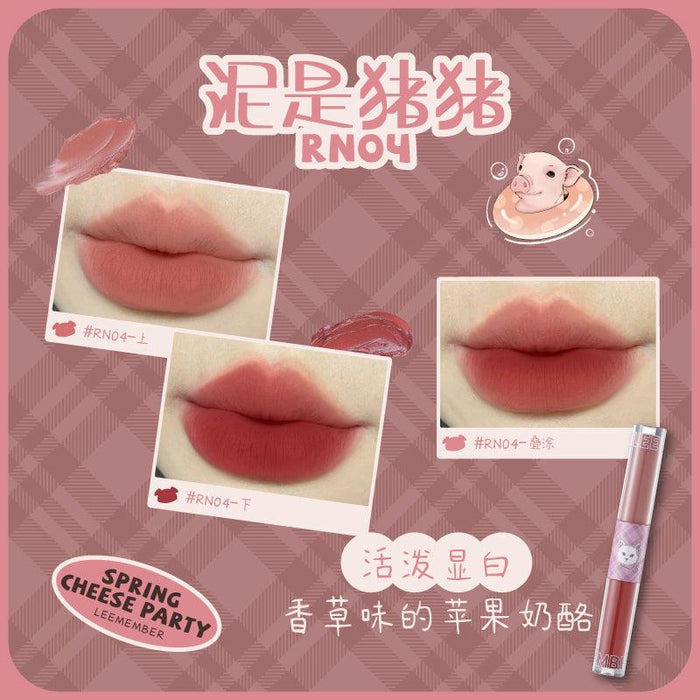 LEEMEMBER Cheese Party Double Lip Matt Chic Decent Beauty